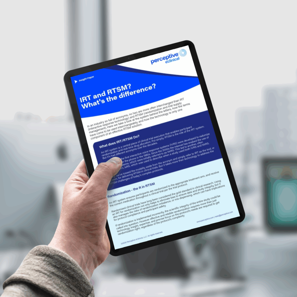 IRT vs RTSM: Differences Explained | Perceptive